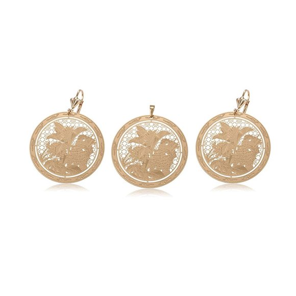 Charles Delon | Jewelry | Charles Delon Pendant Earrings Jewelry Set ...